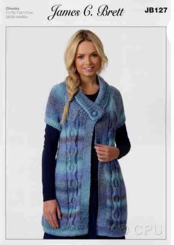 James Brett Chunky Knitting Pattern JB127 - Yarn for knitting and ...