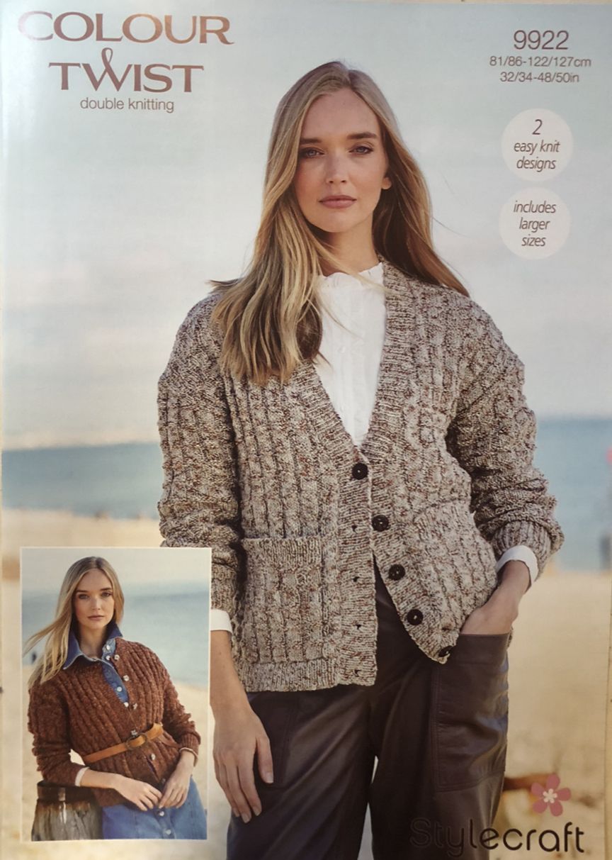 Stylecraft Colour Twist DK Knitting Pattern 9922 - Yarn for knitting ...