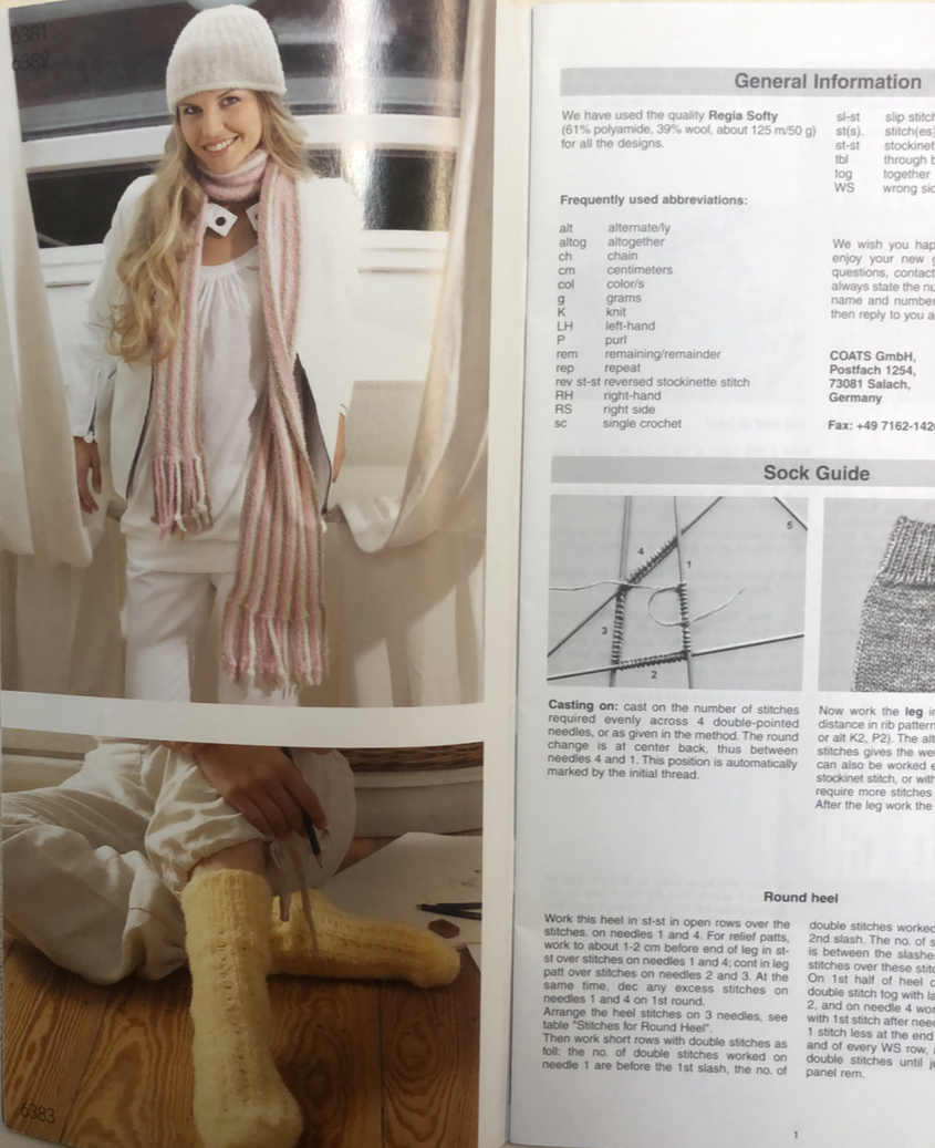 Regia Softy Journal 602 Pattern Book - Yarn for knitting and crochet ...